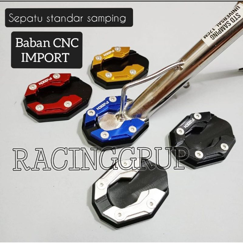 Jual Tatakan Standar Samping CNC Universal / Sepatu Standar Motor Honda ...