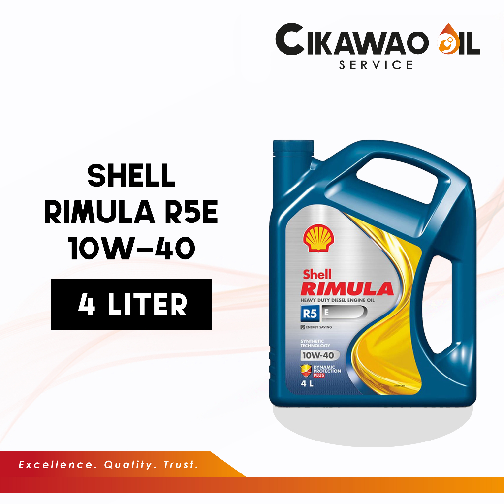 Jual SHELL RIMULA R5E 10W-40 4L | Shopee Indonesia