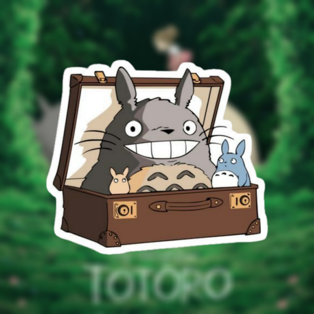 Jual Stiker TOTORO Ghibli Edition Waterproof | Stiker Aesthetic ...
