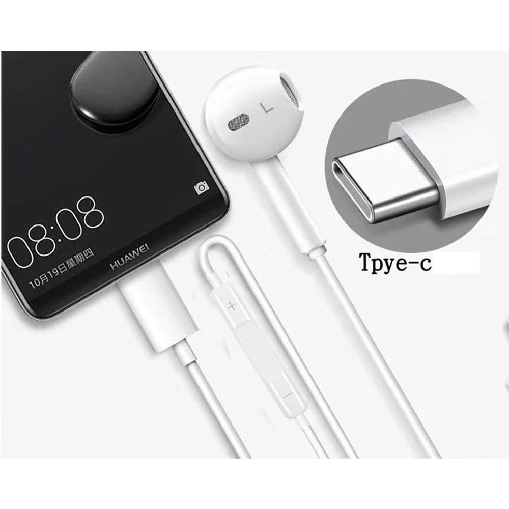 Jual KEBETEME Earpods Earphone Headset In-Ear USB Type C with Mic ...