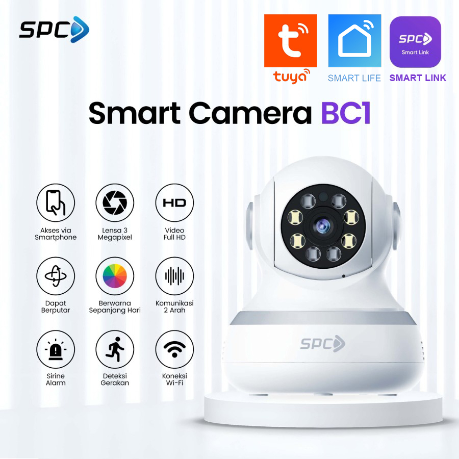 Jual IP CAM CCTV IP CAMERA WIFI SPC Avaro Smart Life SMART BABYCAM BC1 Night Color Sirene Tuya ...