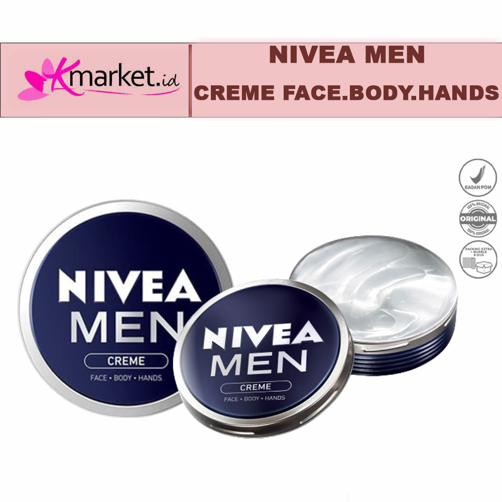 Jual Nivea Men Creme Face Body Hands 30ml Shopee Indonesia