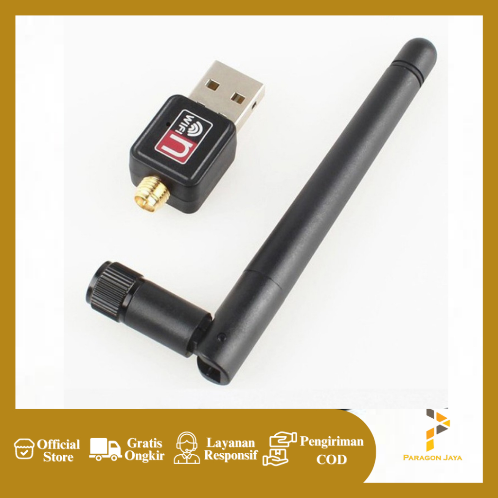Jual USB Dongle Wireless WIFI Receiver USB Adapter 802.11N 300Mbps Antenna | Shopee Indonesia