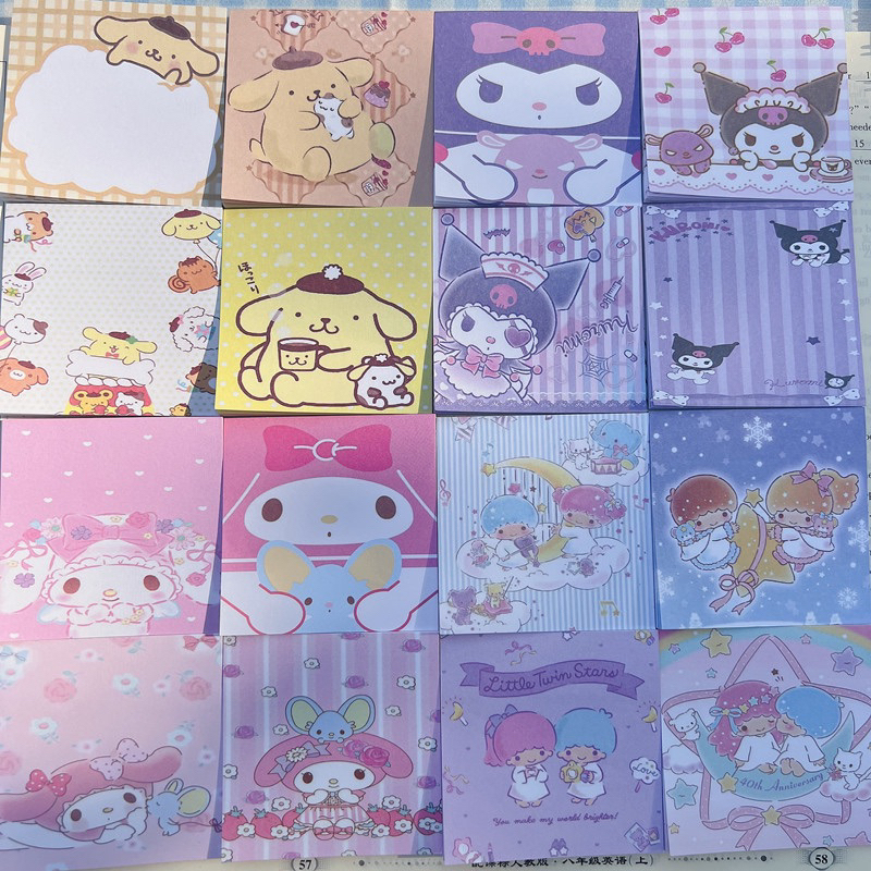Jual STICKIE NOTE SANRIO ISI 50 LEMBAR KUROMI MELODY CINNAMOROLL LITTLE ...