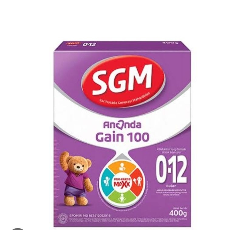 Jual Sgm Ananda Gain 100 0-12bln 400g Box | Shopee Indonesia