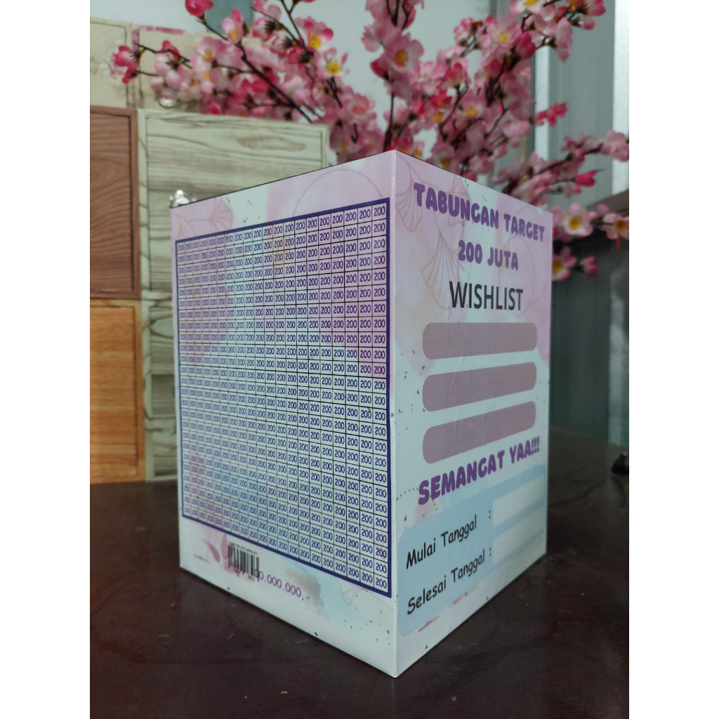 Jual Celengan Target Kotak Kunci Jumbo 100 juta 50jt 200 juta tabungan ...