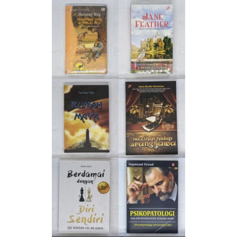 Jual Buku Bacaan Paket 6 Judul | 5 Bekas 1 Segel | Lapak Lawas | Shopee Indonesia