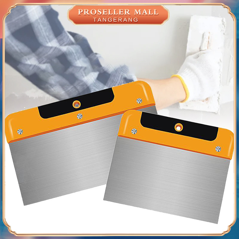 Jual Kape Gypsum Stainless Scraper Dempul Untuk Reparasi Drywall Alat ...