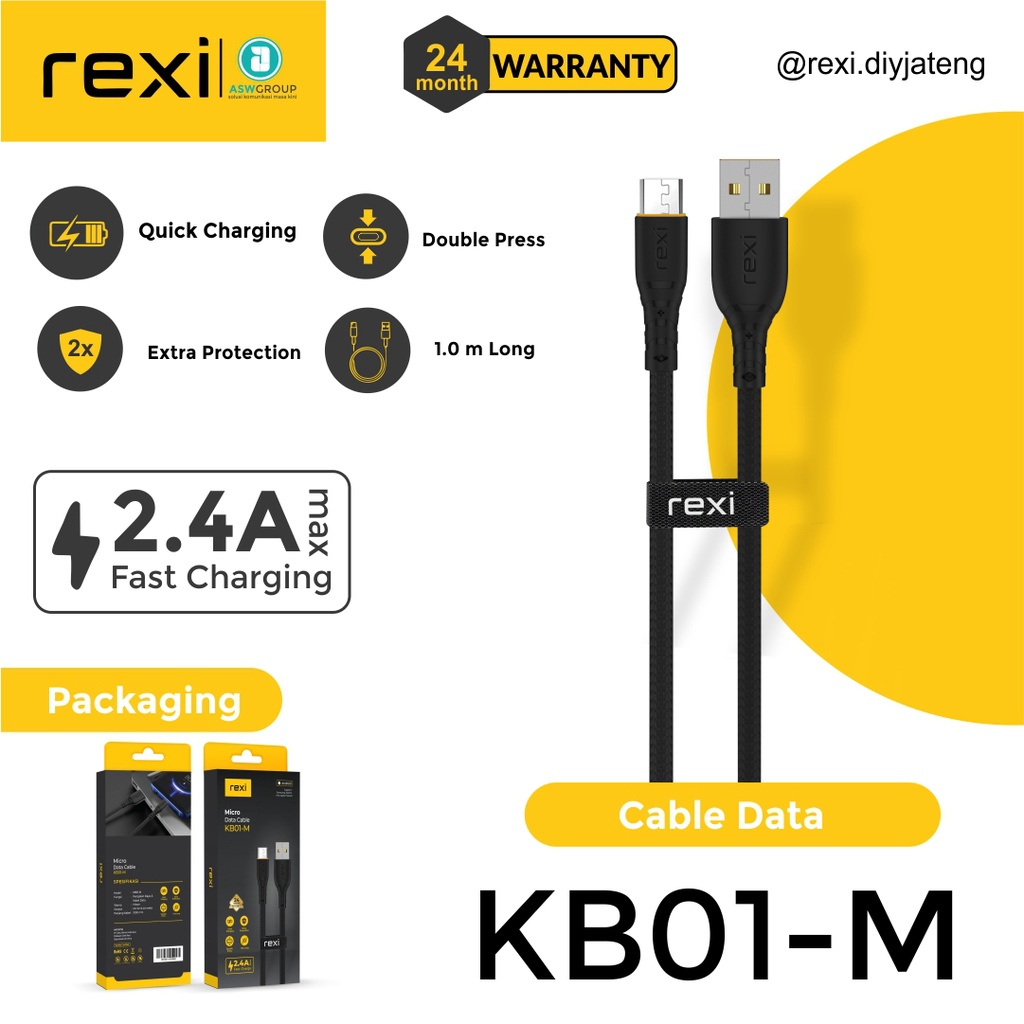 Jual Rexi Cable Micro KB01-M | Shopee Indonesia