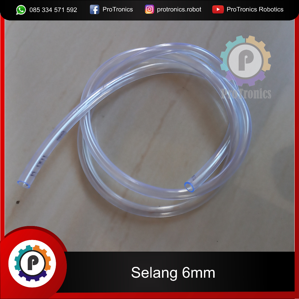 Jual Selang PVC Bening utk Air dan Angin Pompa Hisap Celup Aerator 1/4 ...