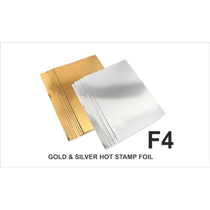 Jual Gold & Silver Hot Stamp Foil Ukuran F4 | Shopee Indonesia