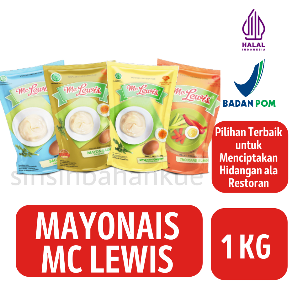 Jual Mayonais Mc Lewis All Varian [1KG] | Shopee Indonesia