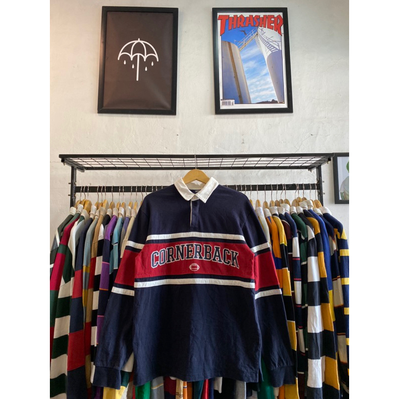 Jual SPAO CORNERBACK - RUGBY SHIRT | Shopee Indonesia