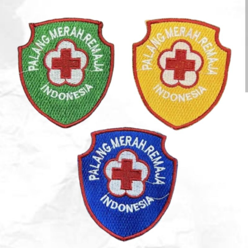 Jual Bed Badge Bet PMR Palang Merah Remaja Bordir Rapi | Shopee Indonesia