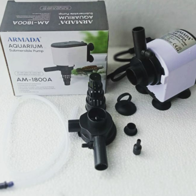 Jual water pump armada 1800a pompa celup aquarium kolam aquascape ...