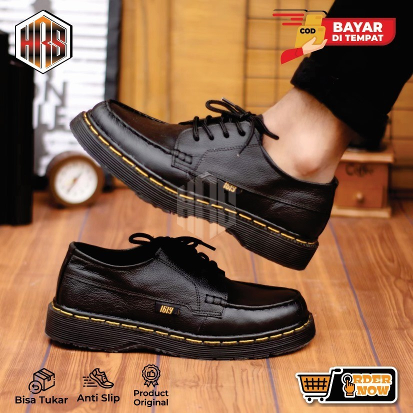 Jual HRS MORBIDELLI - Sepatu Docmart Pria Kasual Sepatu Pantofel Tali ...