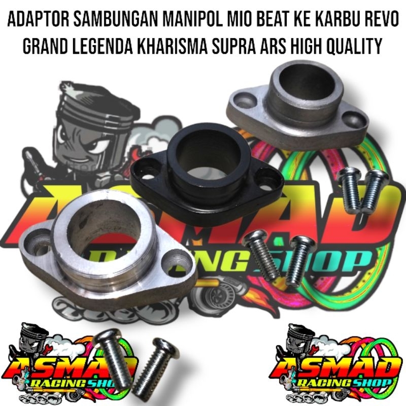 Jual Adaptor Sambungan Manipol Mio Beat Ke Karbu Revo Grand Legenda Kharisma Supra ARS High ...