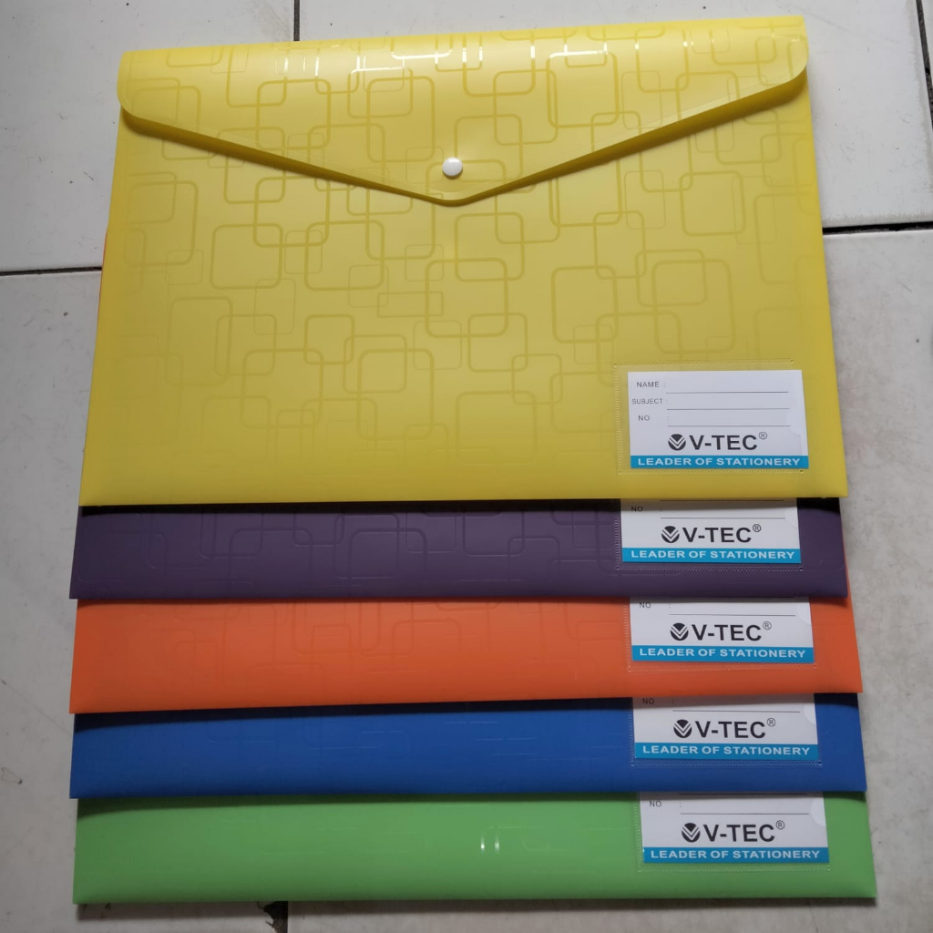 Jual Map Plastik Kancing A3 Vtec Satuan | Shopee Indonesia