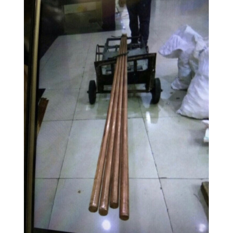 Jual Grounding rod 5/8 3M tembaga murni 3meter grounding rod penangkal ...
