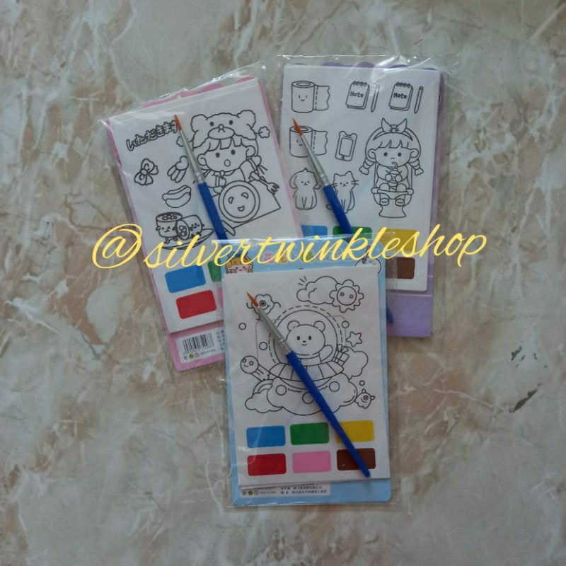 Jual Mainan edukasi anak mewarna mewarnai kuas paint painting hello ...