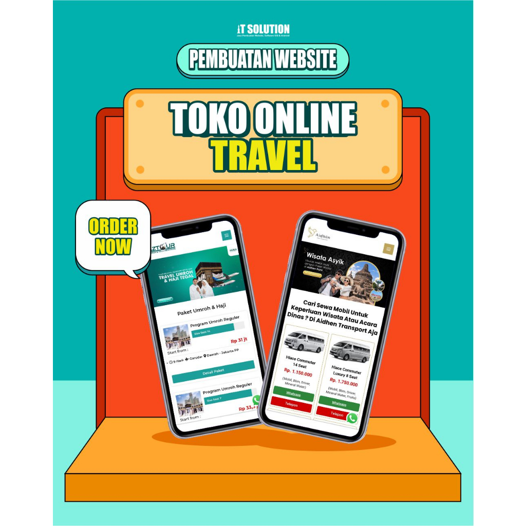 Jual website travel | Shopee Indonesia