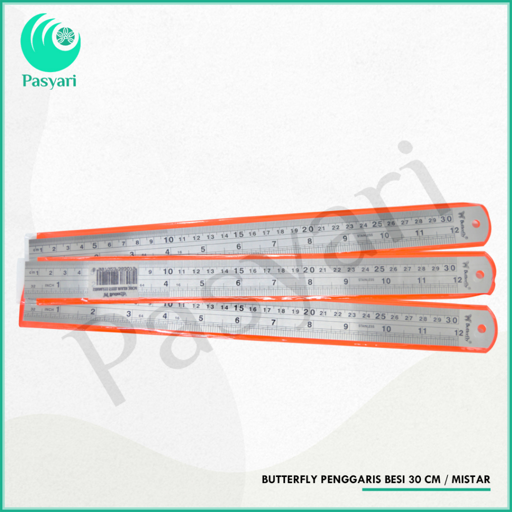 Jual BUTTERFLY PENGGARIS BESI 30 CM / MISTAR | Shopee Indonesia
