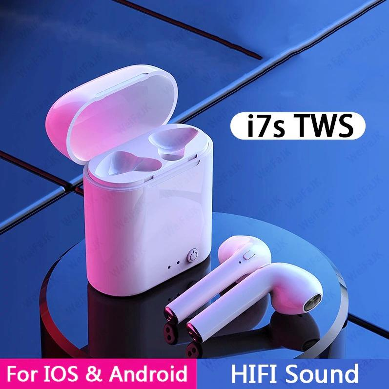 Jual Handsfree-Earphone Bluetooth TWS V5.0+EDR with Mic | Shopee Indonesia