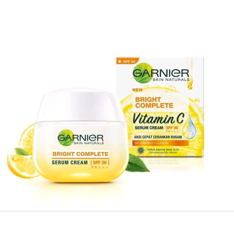 Jual Garnier Bright Complete Vit C Day Cream/Night Cream | Shopee Indonesia