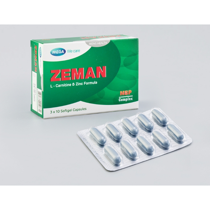 Jual Zeman Sx Box 30's Kapsul Mega - Vitamin Kesuburan Pria | Shopee ...