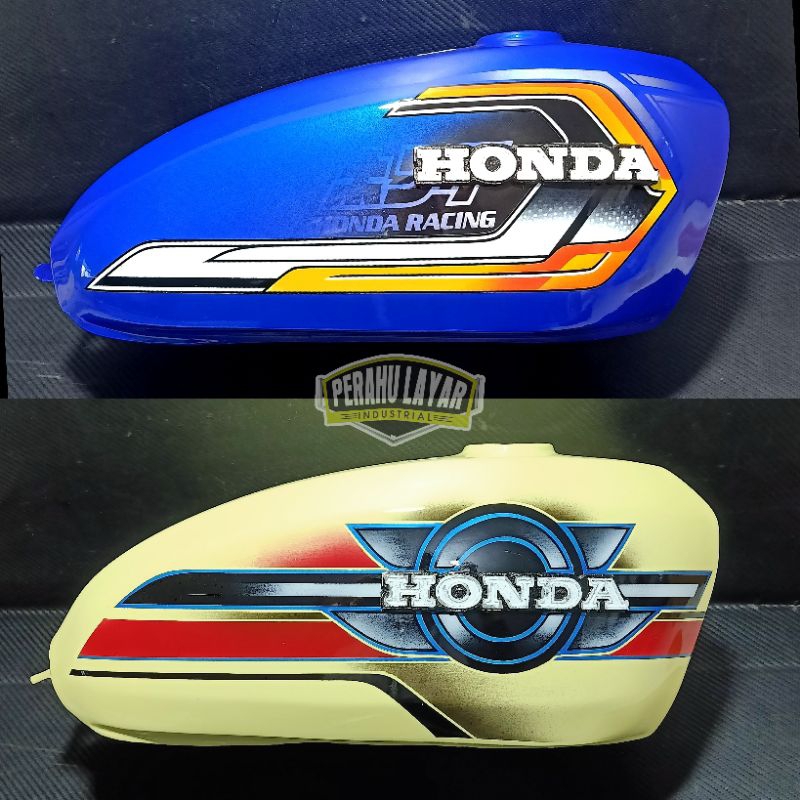 Jual Tangki CB 100 CB 125 motif bahan Galvanis Tebal variasi warna ...