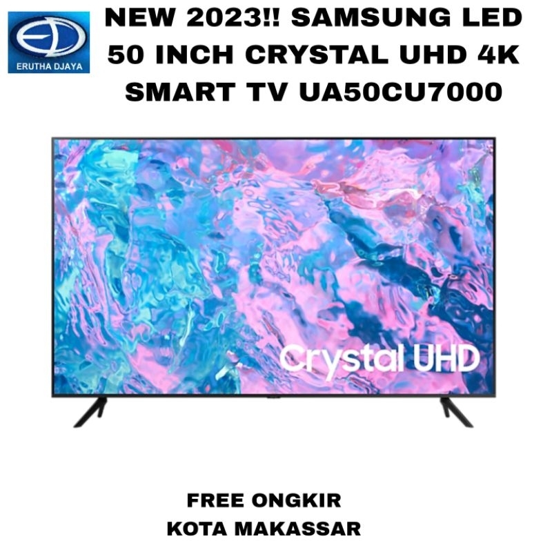 Jual SAMSUNG LED 50 Inch Crystal UHD 4K Smart TV 50CU7000 | Shopee Indonesia