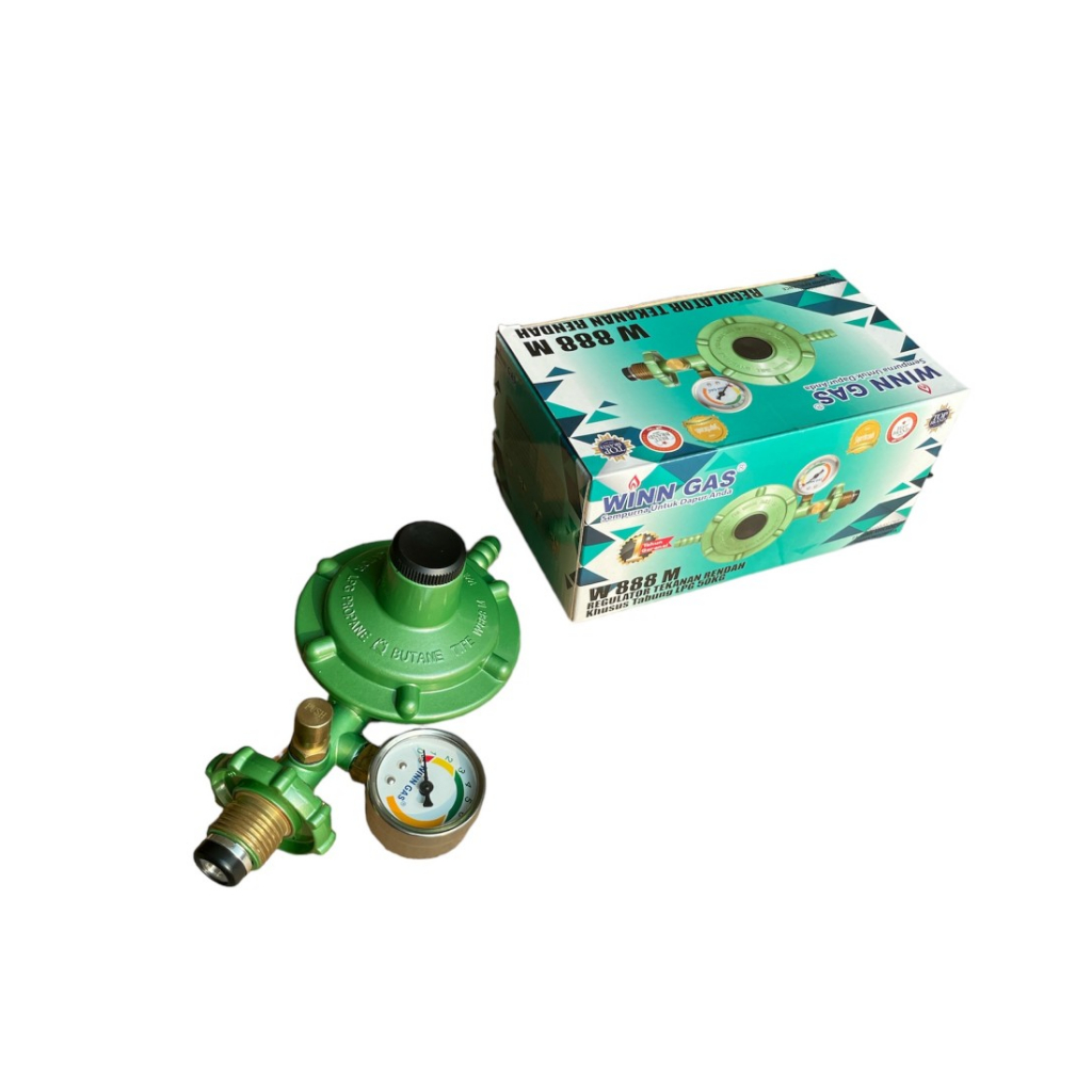 Jual Regulator 50kg low pressure tekanan rendah Winn Gas SM 888 Meter ...