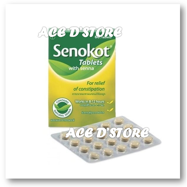Jual AMPUH SENOKOT TABLET WITH SENNA 60 TABLETS / OBAT SEMBELIT - 60 ...
