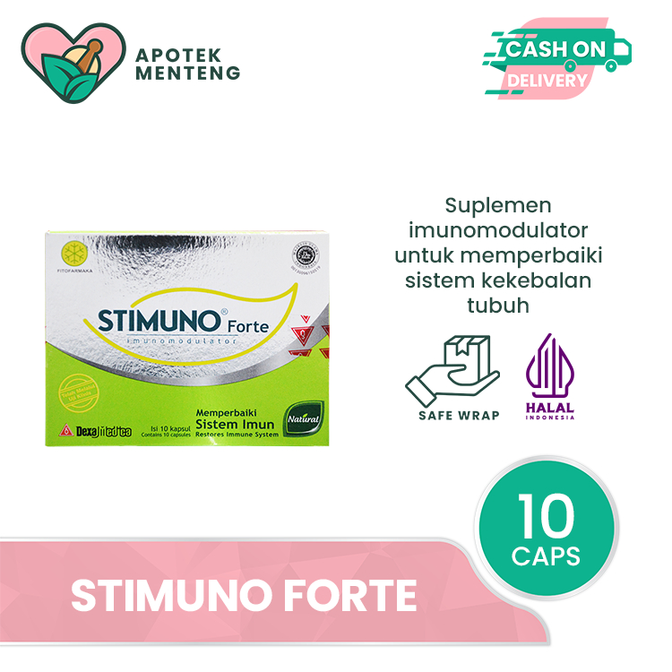 Jual Stimuno Forte Isi 10 Kapsul - Suplemen Peningkat Daya Tahan Tubuh ...