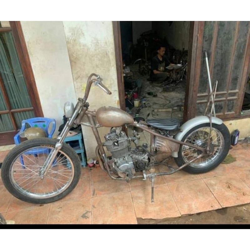 Jual frame rangka custom Chopper SR400 | Shopee Indonesia