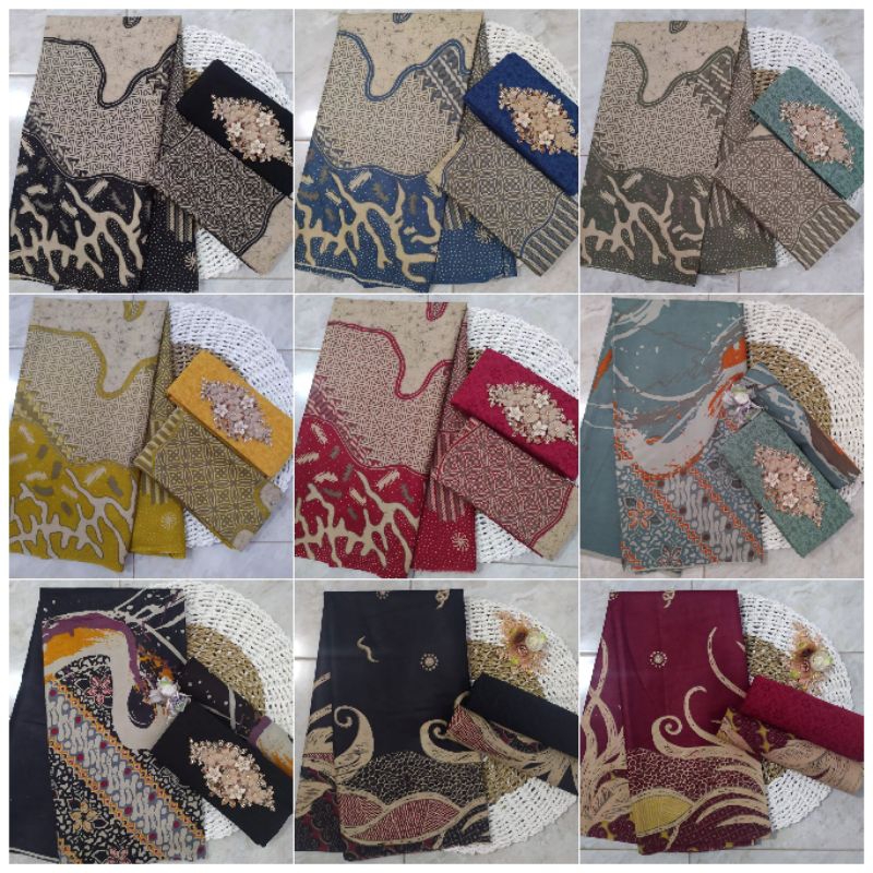 Jual Kain batik Pekalongan motif inara motif nanas motif abstrak kain batik printing katun ...
