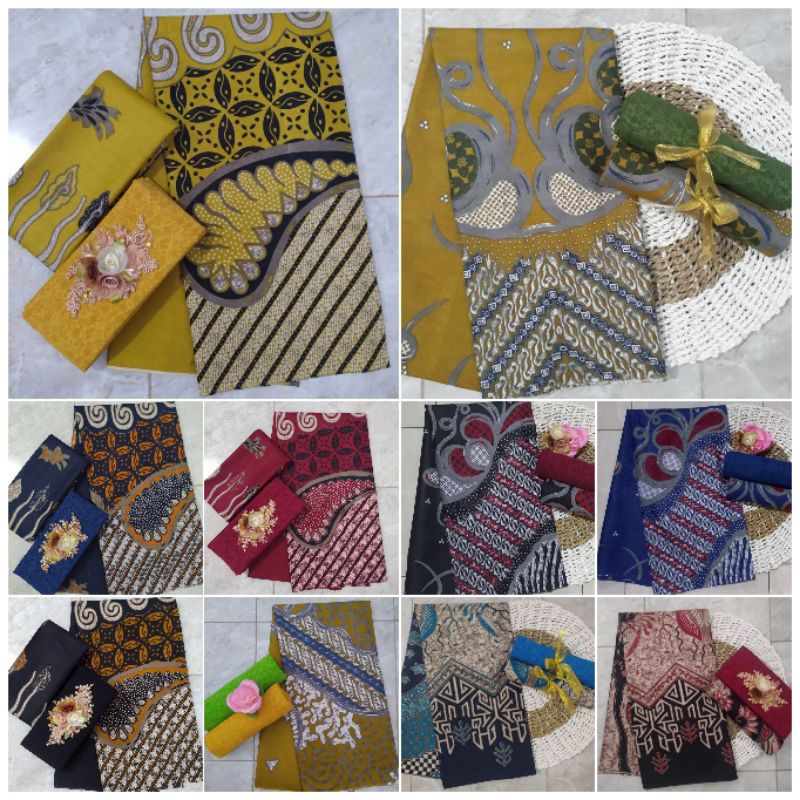 Jual Kain batik katun printing pekalongan bahan baju batik mahalini melody rumput laut | Shopee ...