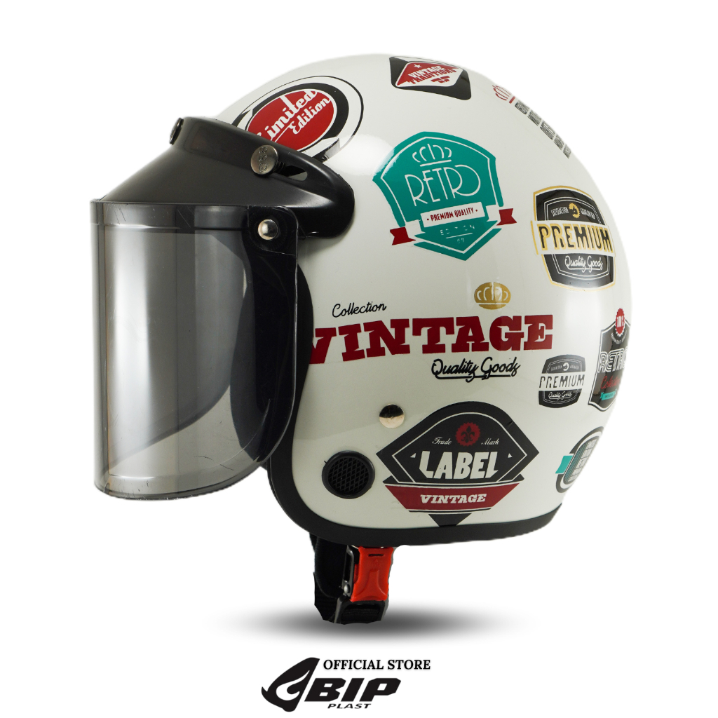 Jual Helm Bogo Wanita Kekinian Helem Retro Pria Terbaru Bip Plast ...
