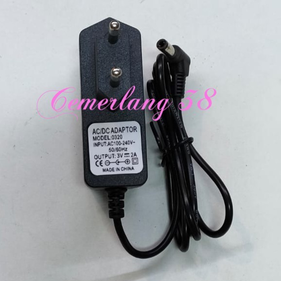 Jual Switching Adaptor 3V 2A BK Transformer Adapter Charger AC to DC 3 ...