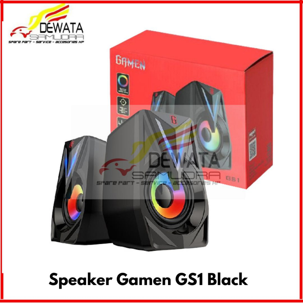 Jual Speaker Gamen GS1 Black | Shopee Indonesia