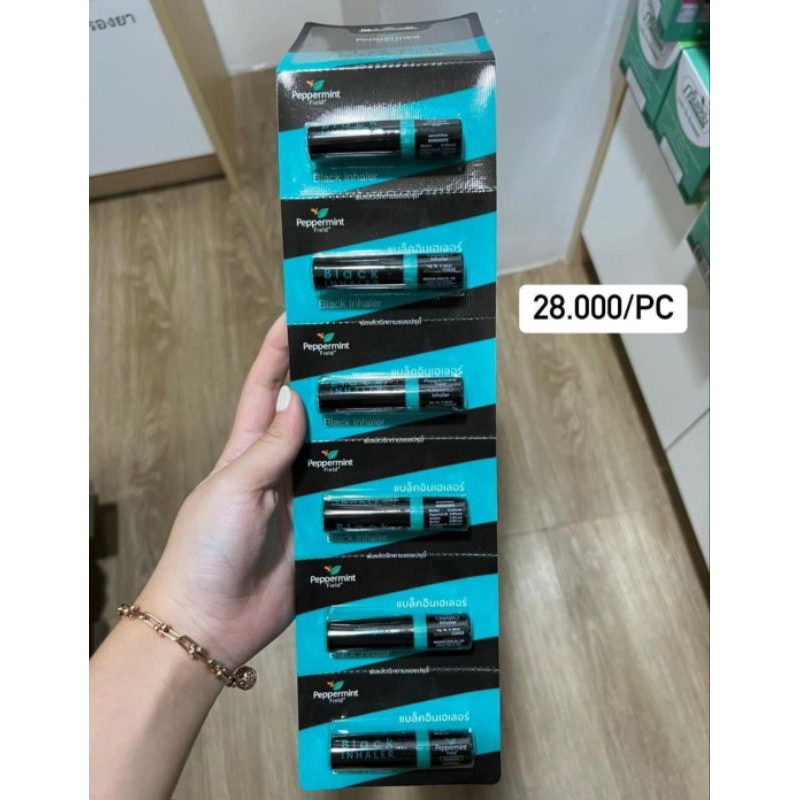 Jual [100% ASLI] INHALER BLACK PAPPERMINT THAILAND BANGKOK BKK / FLU ...