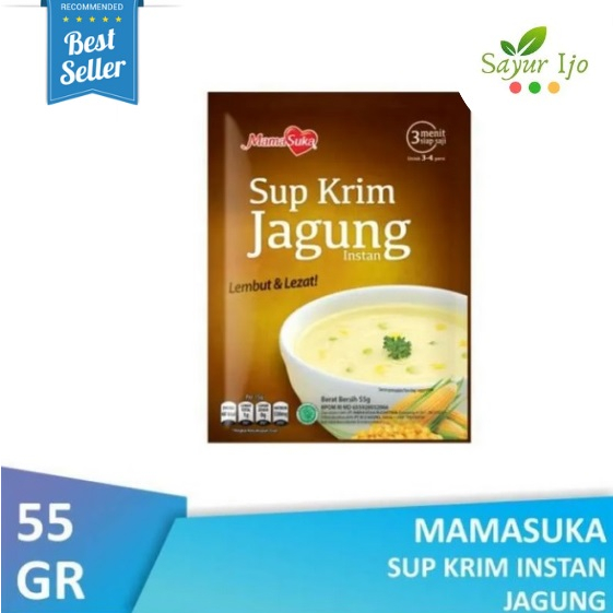 Jual Sup Krim Jagung Mamasuka 55 Gram / Pack Corn Soup Masak Sop Instant | Shopee Indonesia