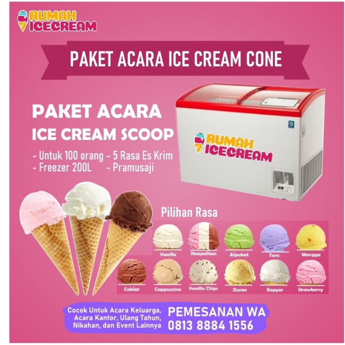 Jual Paket Acara Ice Cream 100 porsi | Shopee Indonesia