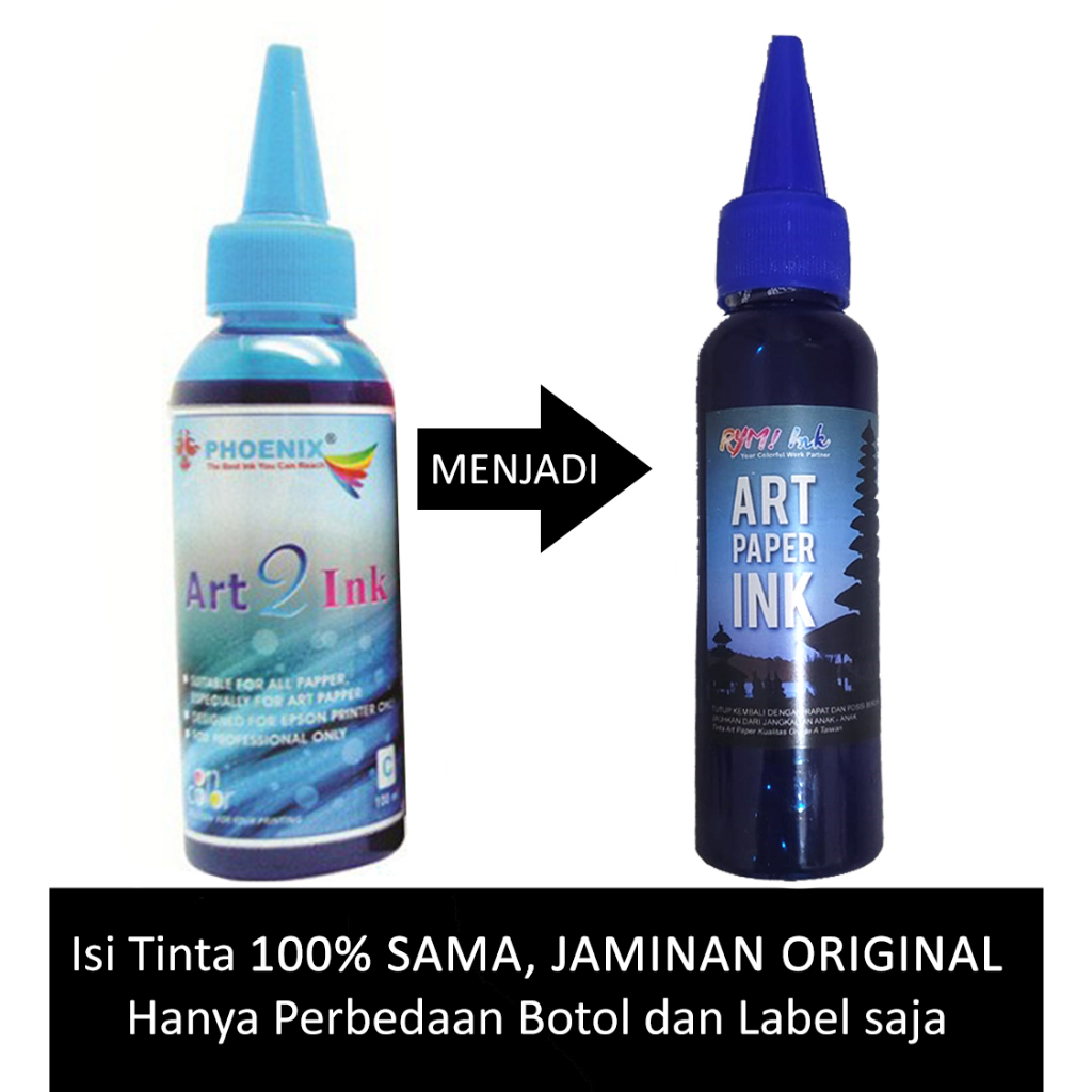 Jual Tinta Art Paper 100 ml - Art Paper ink Grade A Taiwan For Epson ...