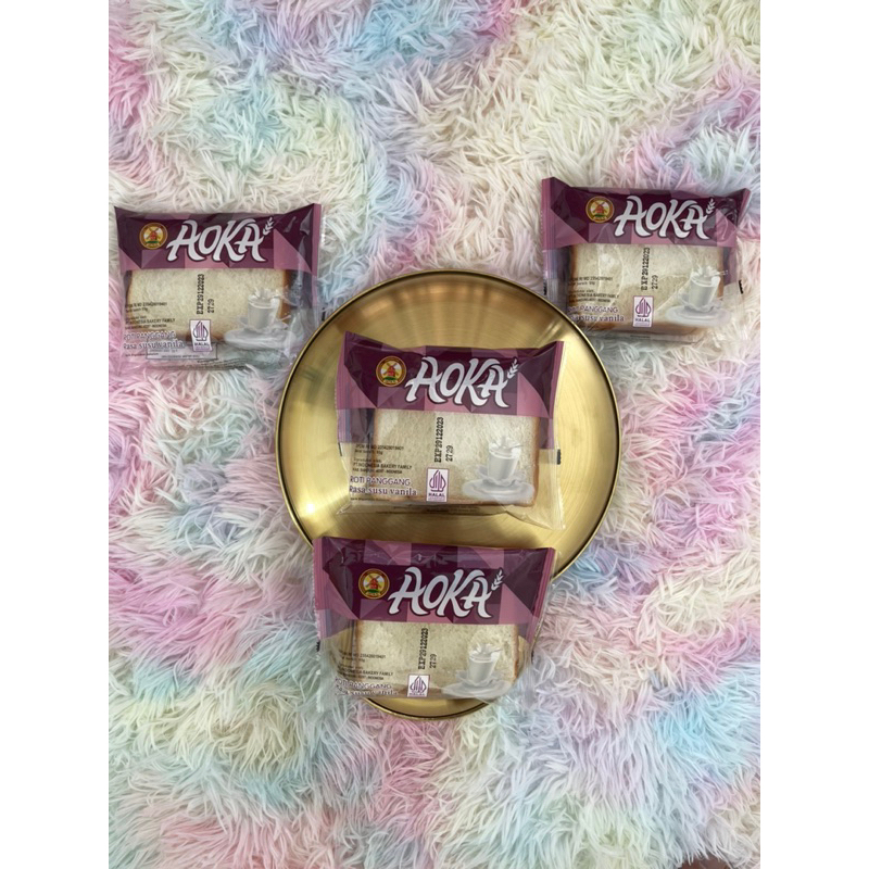 Jual Roti Panggang Aoka Viral Rasa Susu Vanila dengan Tekstur Super ...