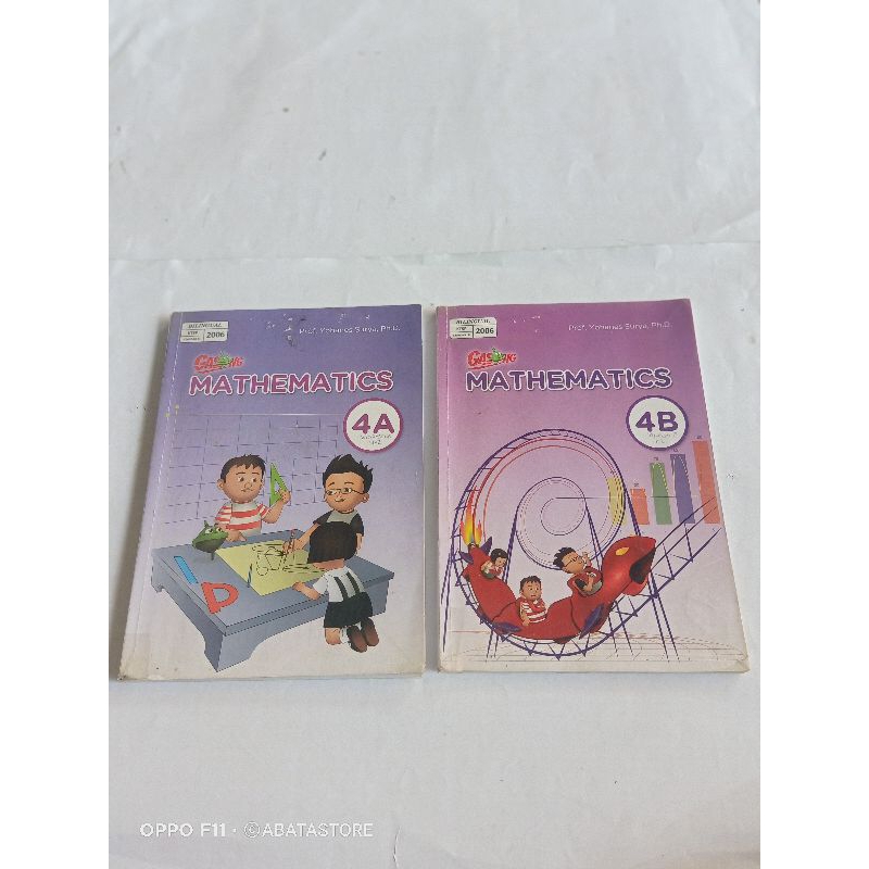 Jual BUKU GASING MATHEMATICS SD 4A 4B EDISI BILINGUAL KTSP PROF YOHANES ...