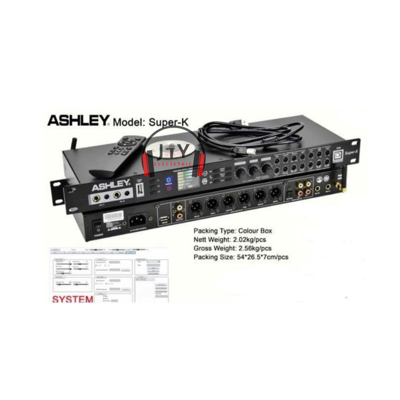 Jual Professional Digital Processor Karaoke Management Ashley Super-K ...