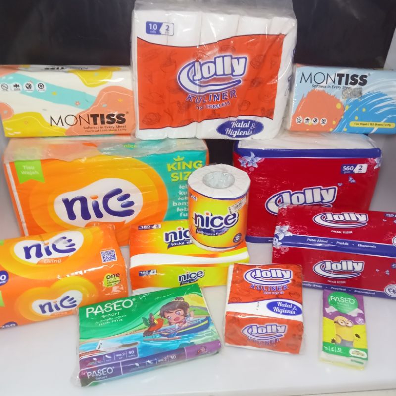Jual TISSUE WAJAH / TISSUE TRAVEL / TISSUE DAPUR / TISSUE TOILET ...