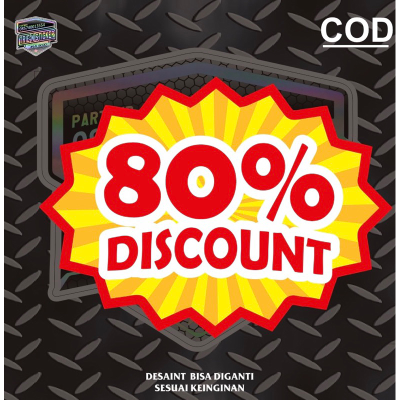 Jual Stiker discount A3+ | Shopee Indonesia