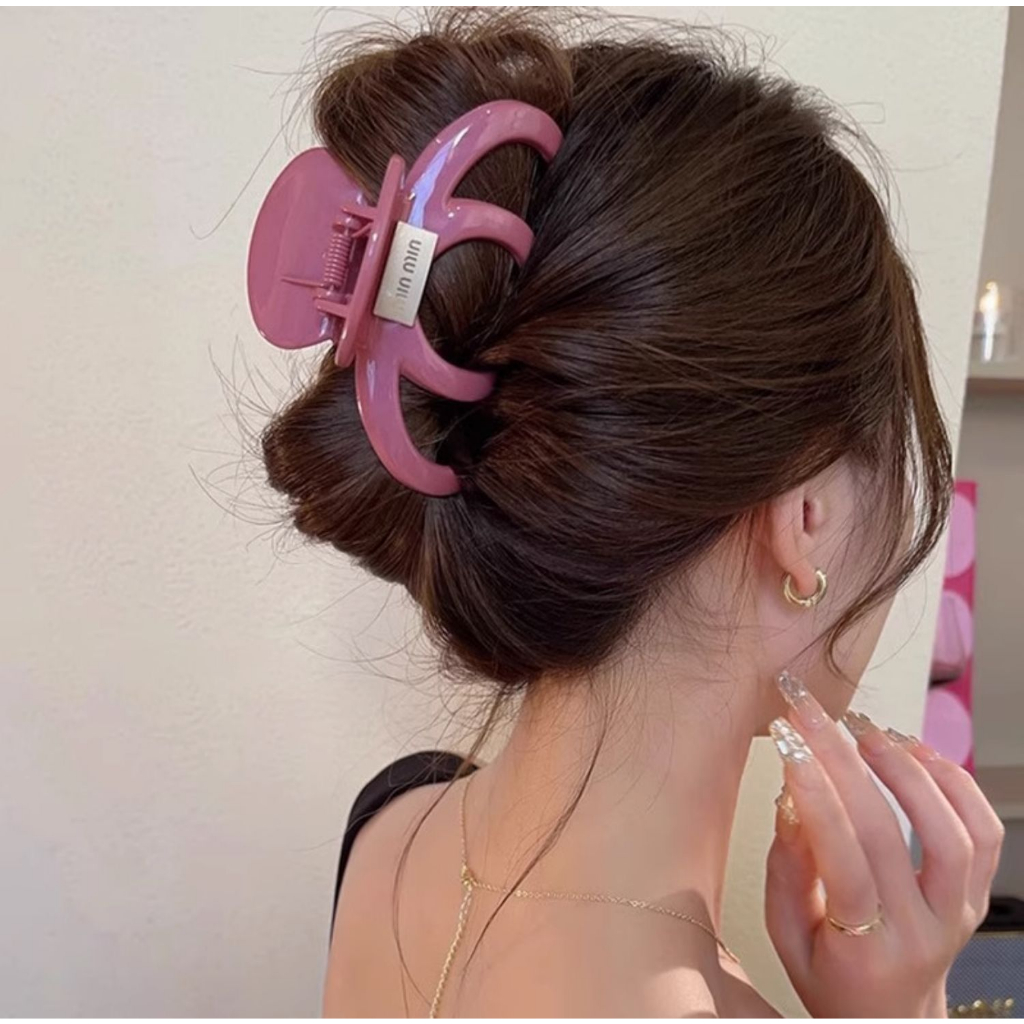 Jual JEPIT RAMBUT 10 CM / jedai glossy cepol sanggul cantik / jepitan ...